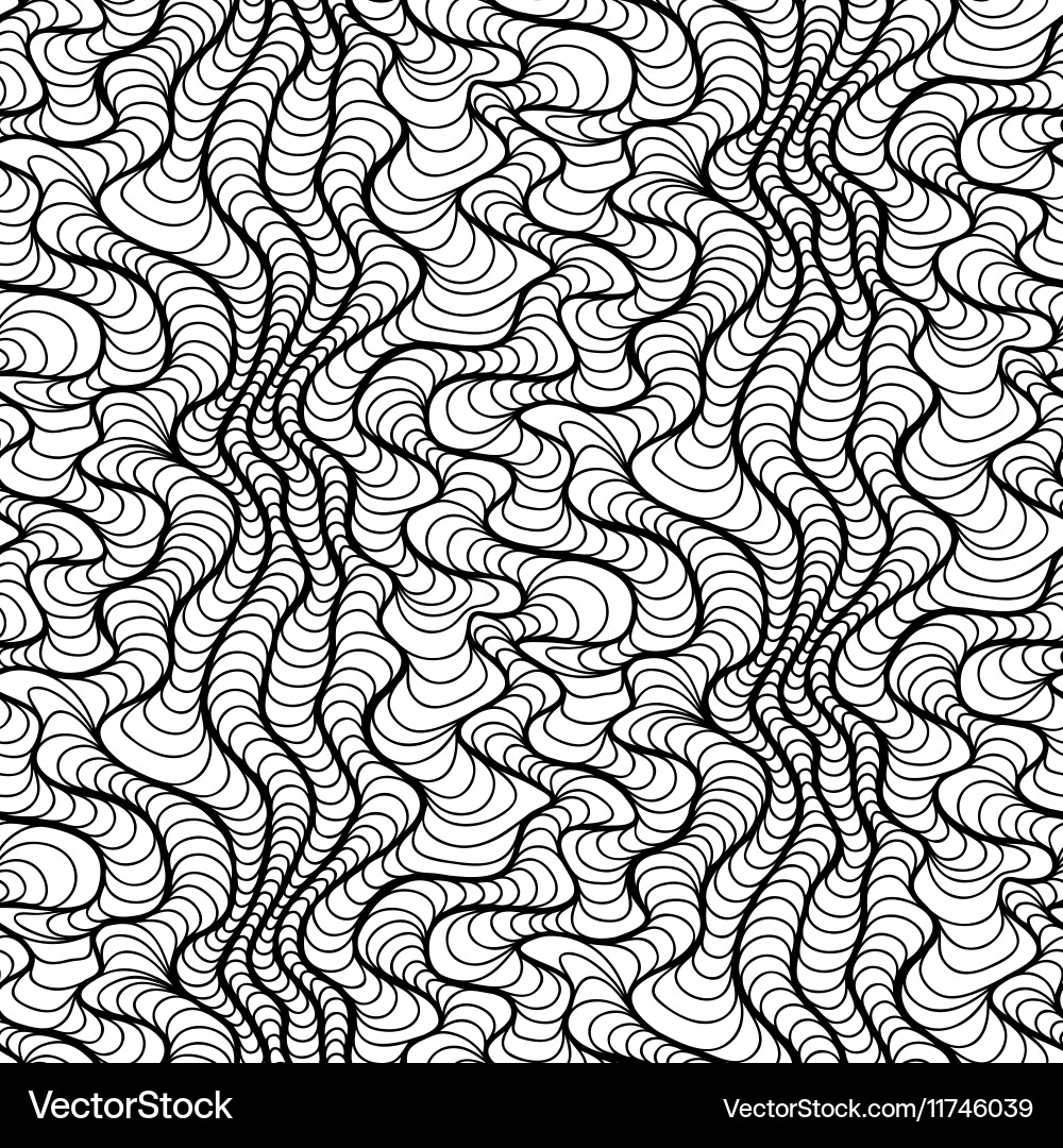 Black and White Line Pattern Royalty Free Vector Image