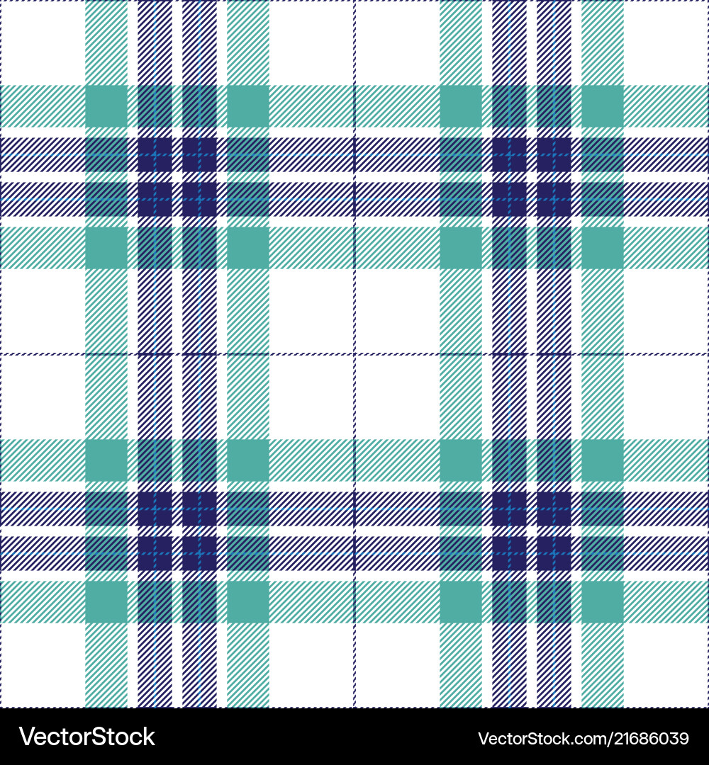 Blue and light tartan plaid seamless pattern Vector Image
