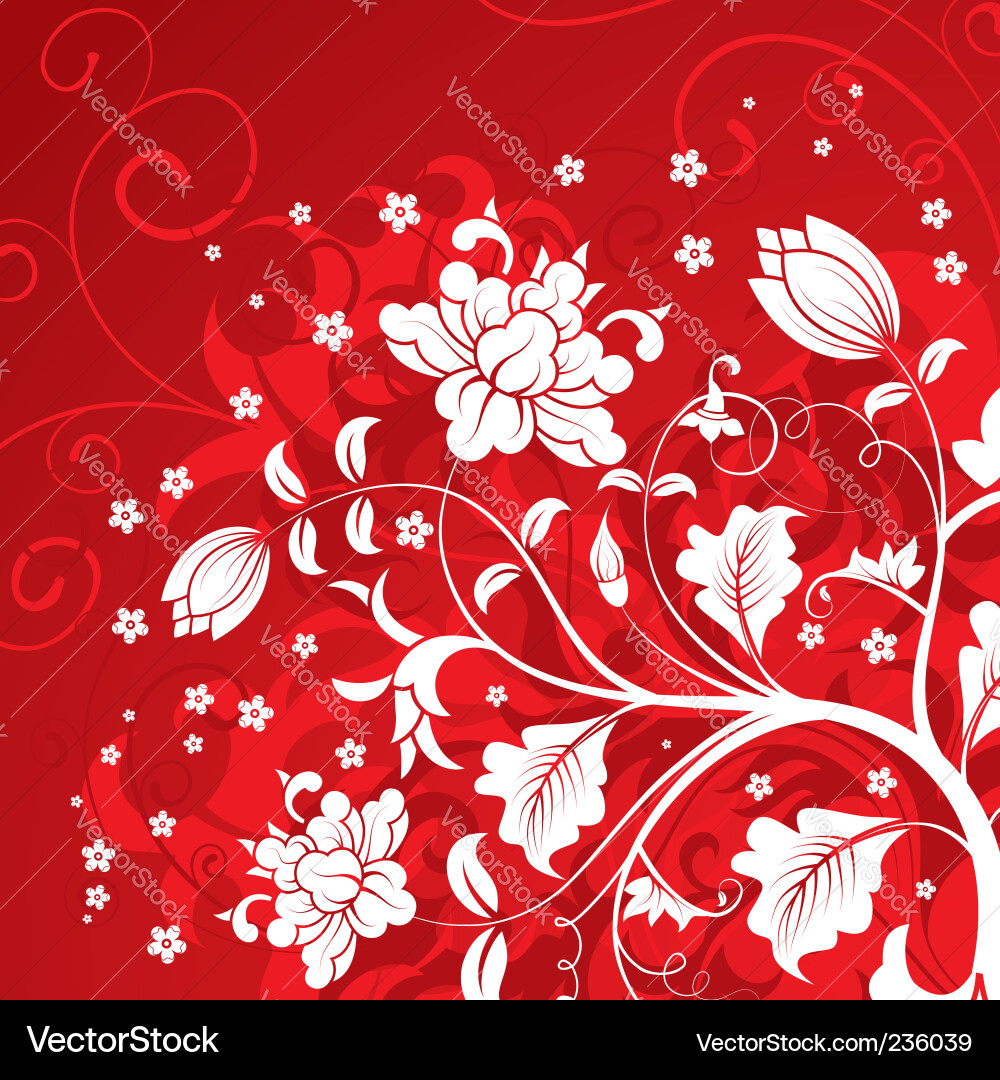 Flower background Royalty Free Vector Image - VectorStock