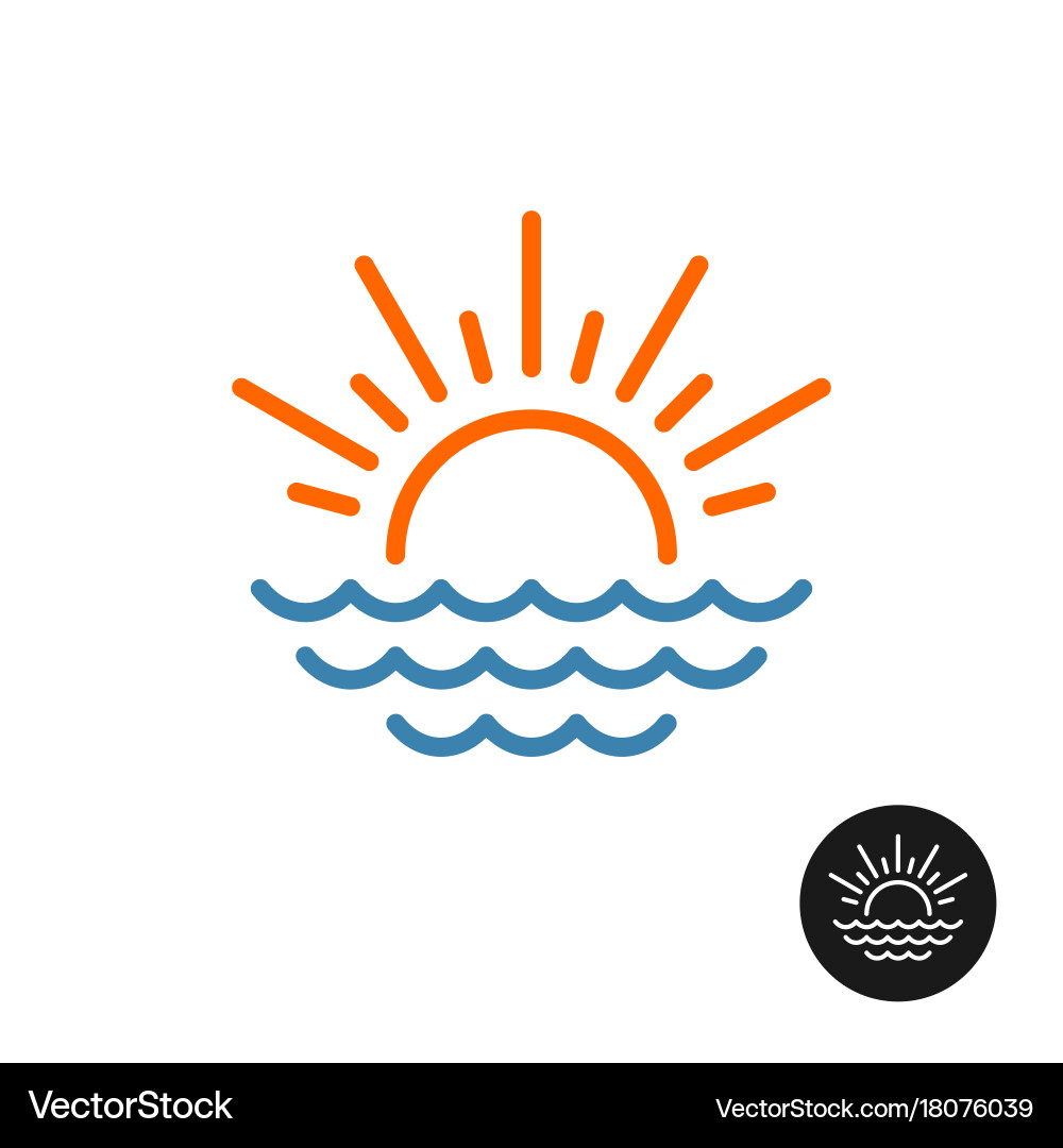Rising Sun Beach Vector Images (over 6,200)