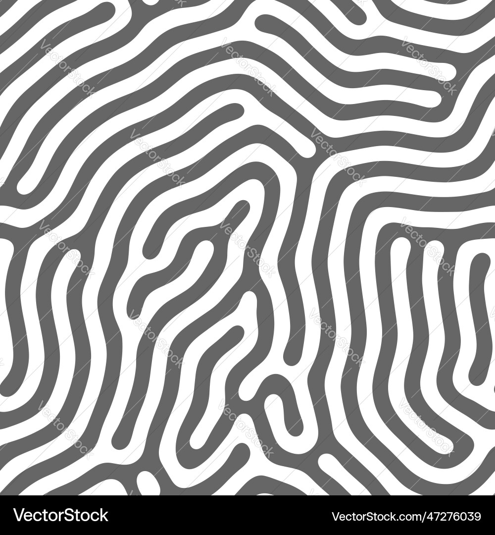 Wild life texture seamless pattern black Vector Image