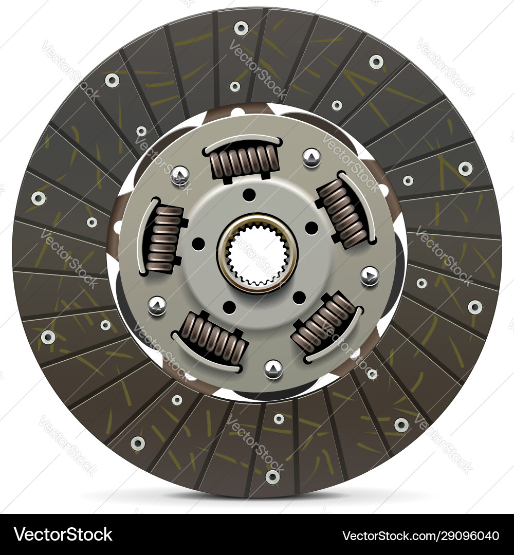 Car clutch disk Royalty Free Vector Image - VectorStock