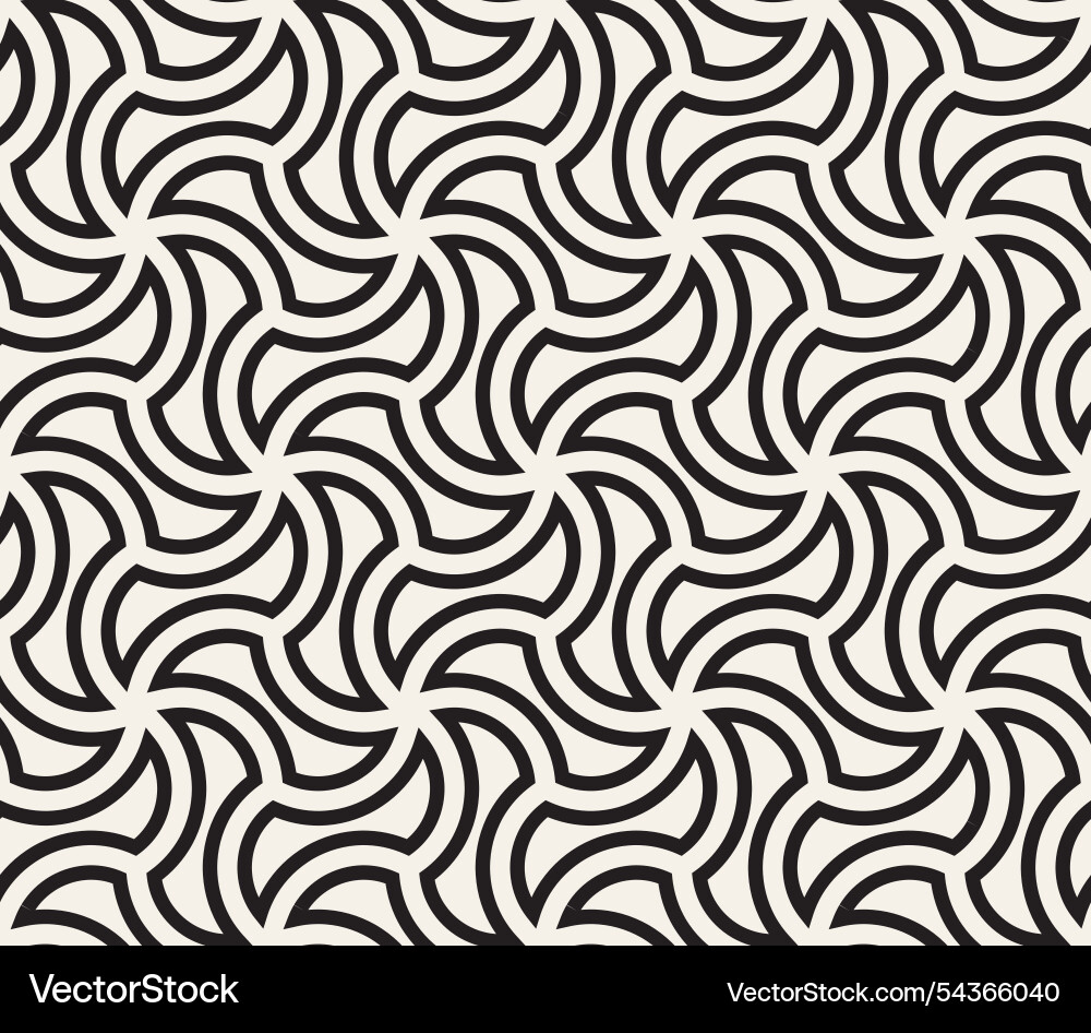 Geometric Monochrome Pattern Royalty Free Vector Image