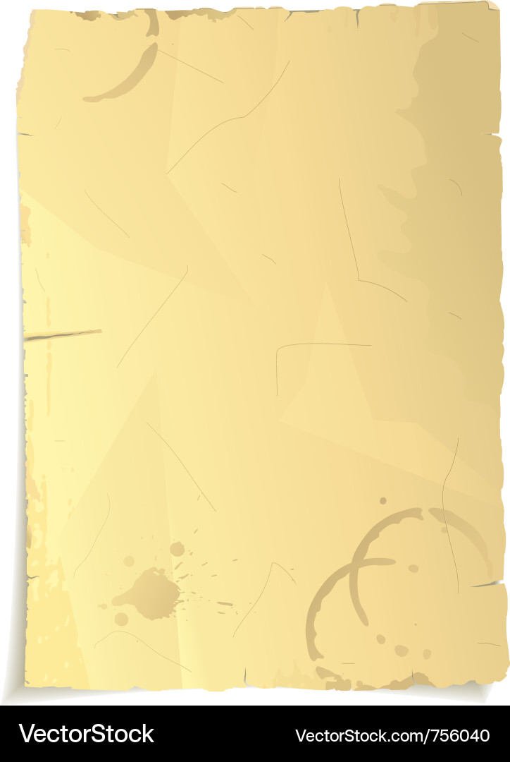 Rustic Aged Paper Royalty Free Vector Image - VectorStock