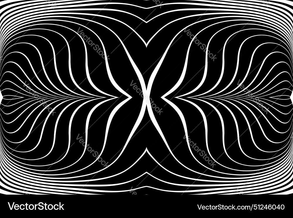 Wavy lines pattern Royalty Free Vector Image - VectorStock