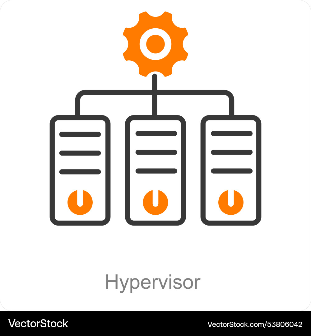 Hypervisor Royalty Free Vector Image - VectorStock