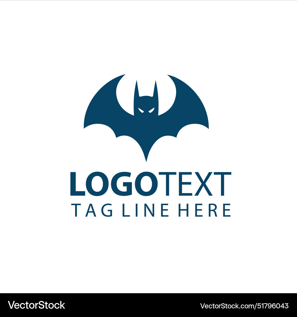 Bat logo Royalty Free Vector Image - VectorStock