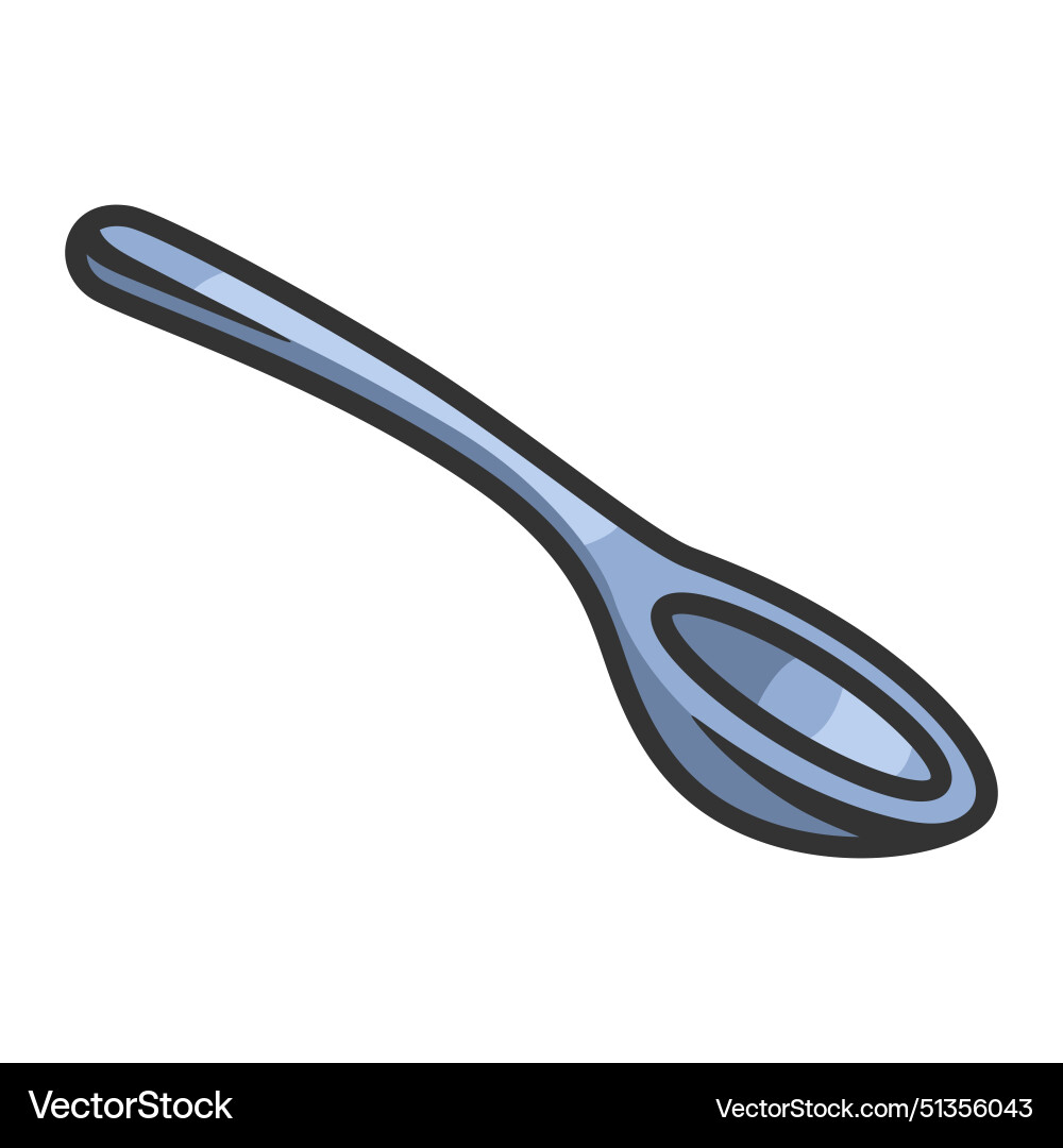 Cooking spoon stylized kitchen Royalty Free Vector Image