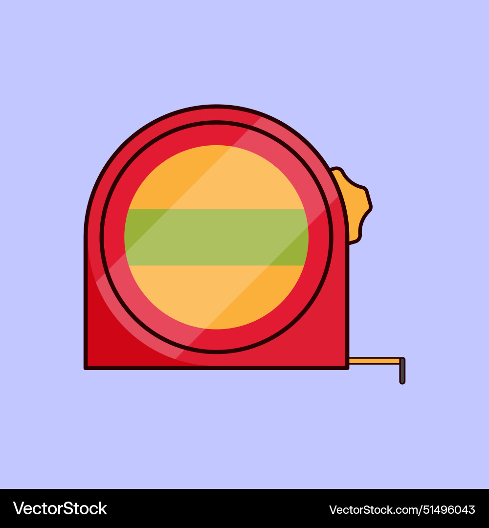 Measuring tape icon measure tool Royalty Free Vector Image
