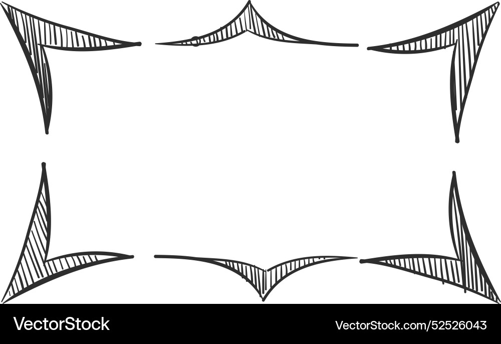 Photo frame decorative scrapbook border Royalty Free Vector