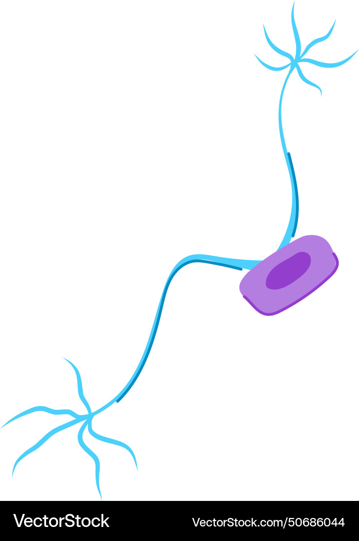Ai neurons cartoon Royalty Free Vector Image - VectorStock