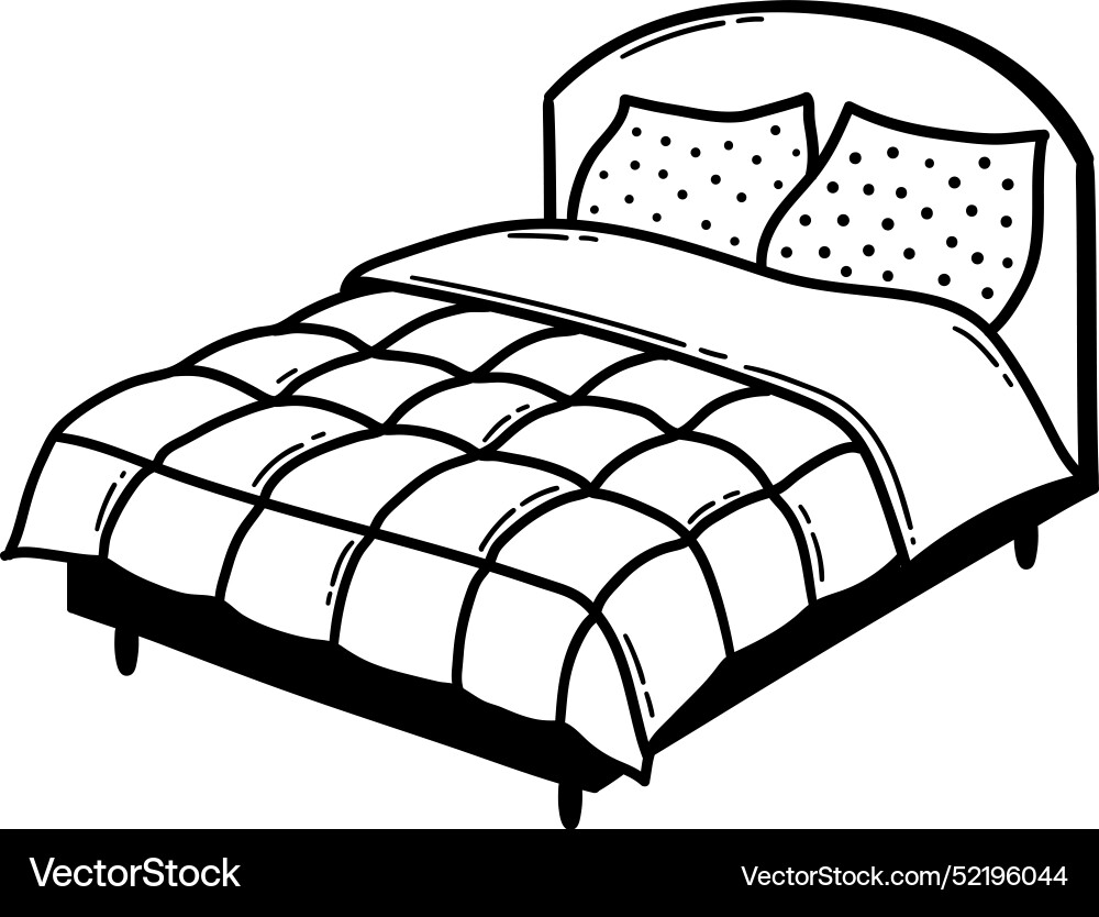 Bed Black and White Vector Images (over 64,000)
