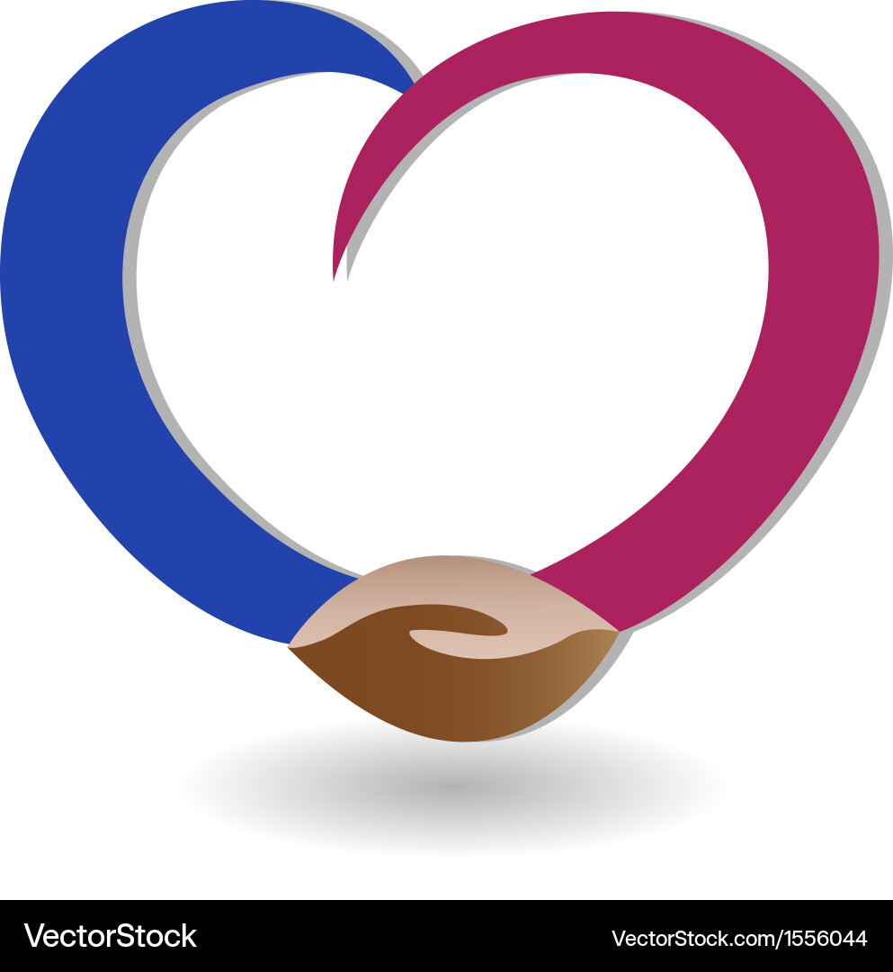 Handshaking business logo Royalty Free Vector Image