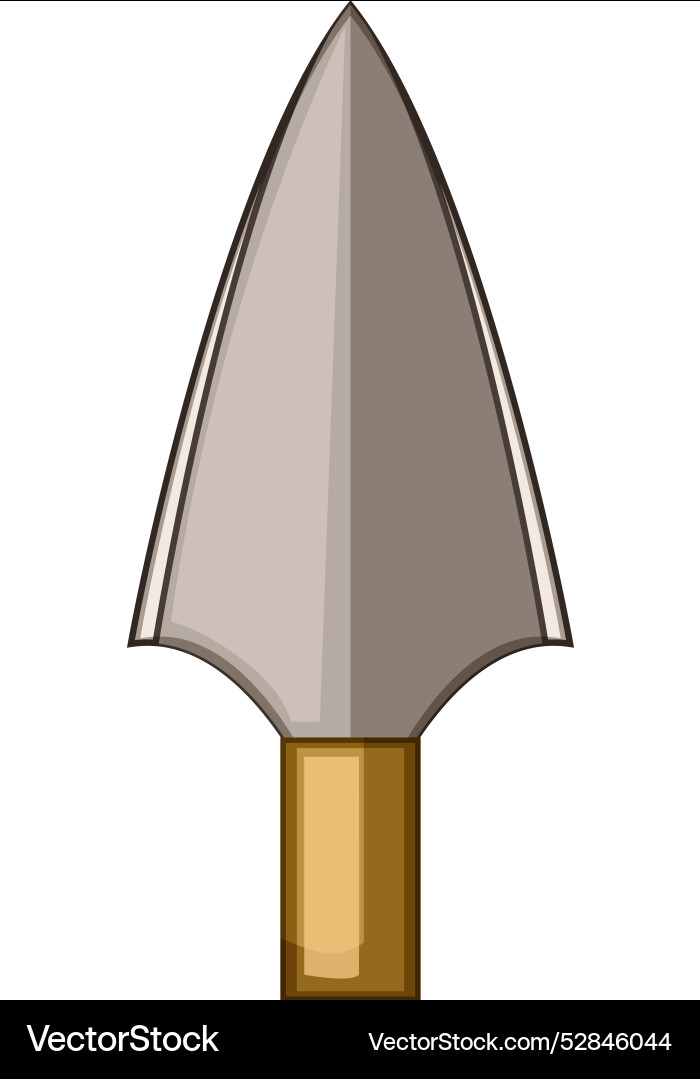 Stone arrowhead cartoon Royalty Free Vector Image