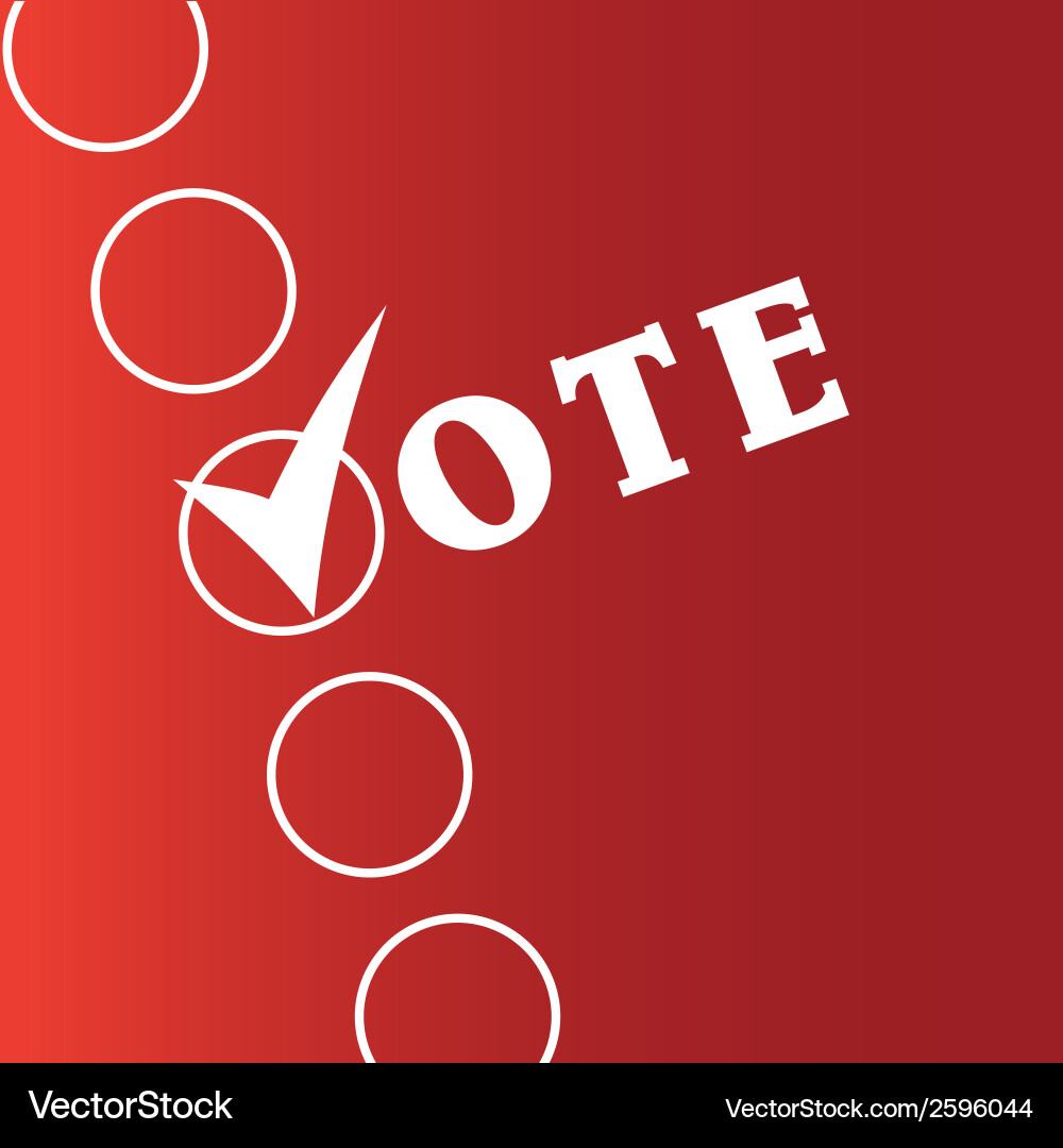 Voting symbols Royalty Free Vector Image - VectorStock