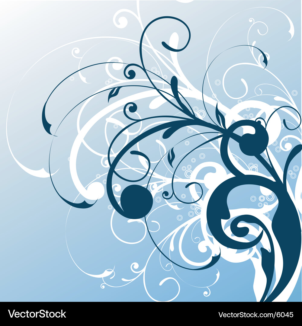 Floral vine background Royalty Free Vector Image