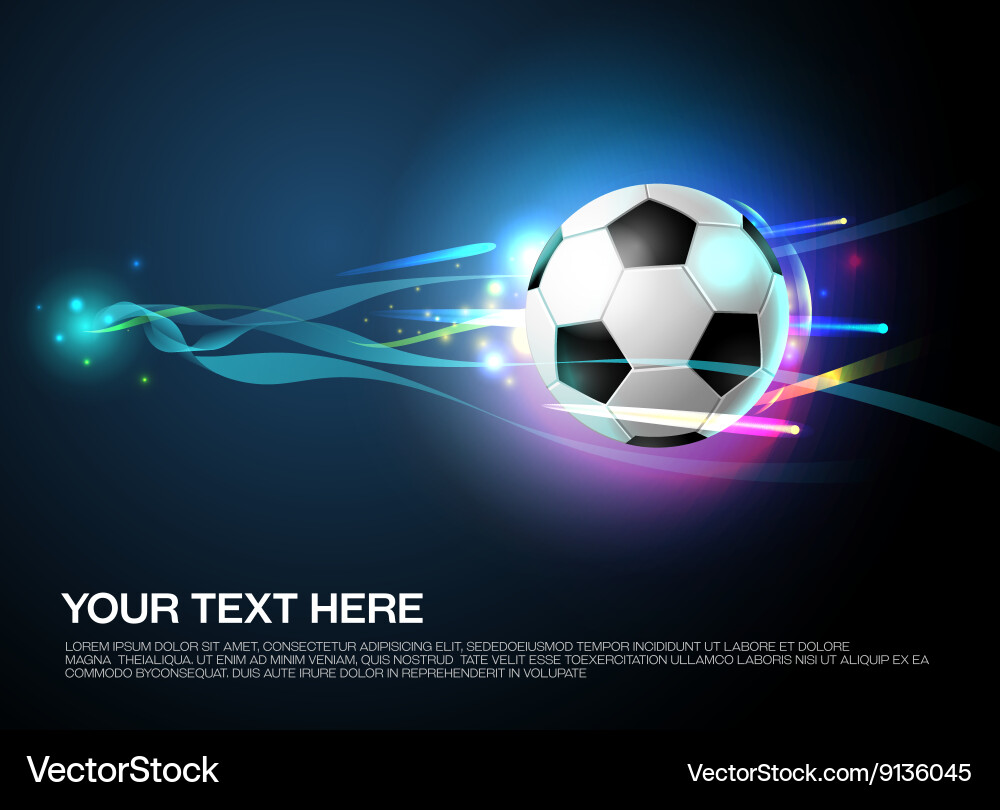 Football Royalty Free Vector Image - VectorStock