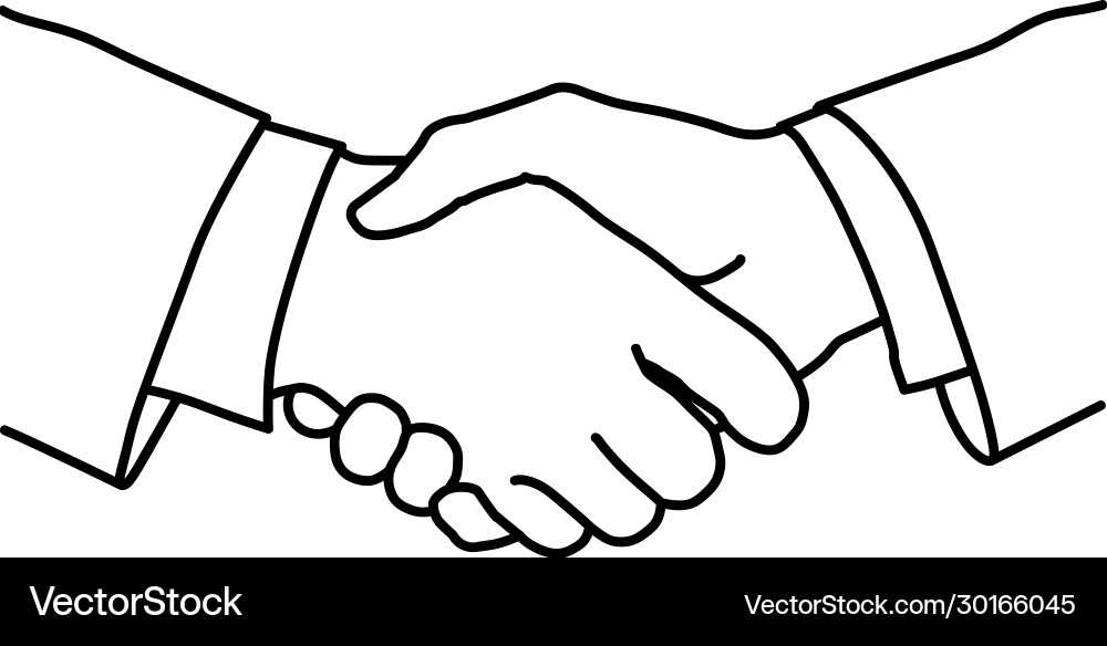 Handshake Royalty Free Vector Image - VectorStock