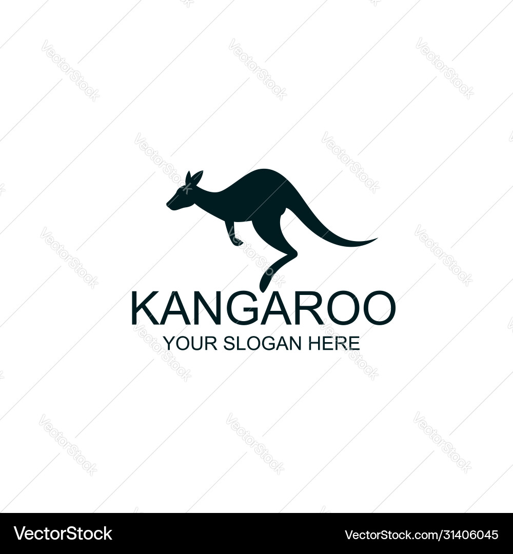 Jumping kangaroo icon Royalty Free Vector Image