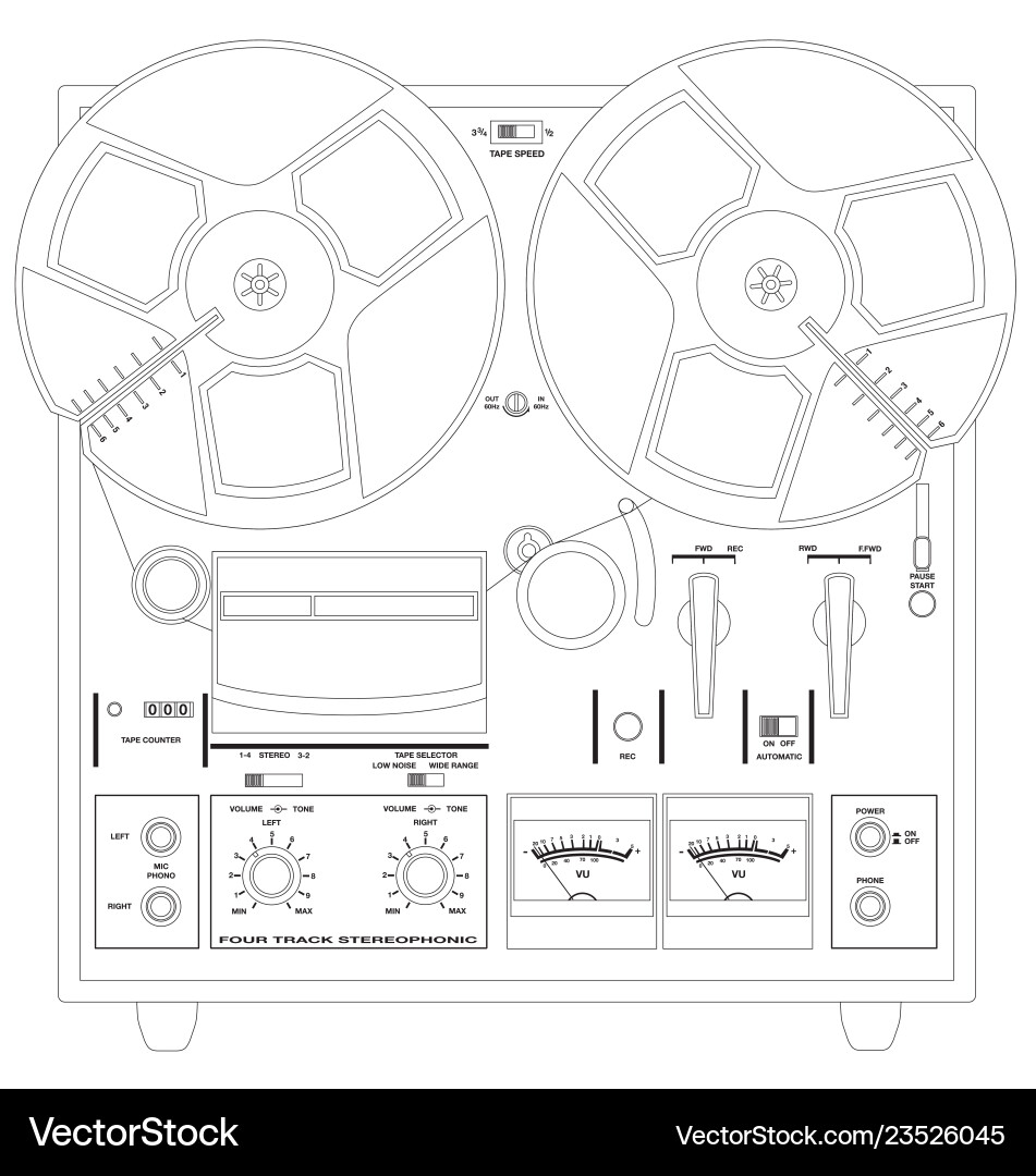 Reel to Royalty Free Vector Image - VectorStock