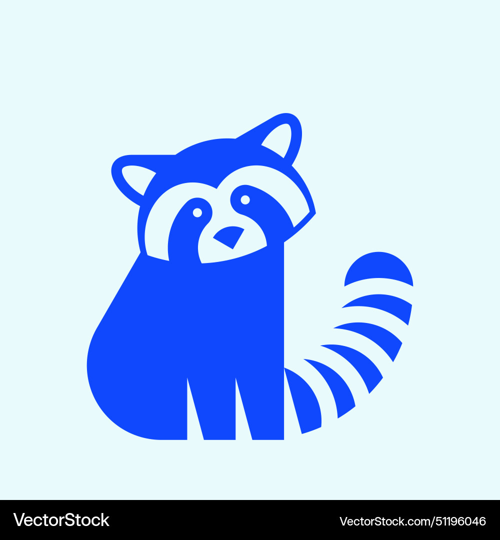 Red panda logo Royalty Free Vector Image - VectorStock