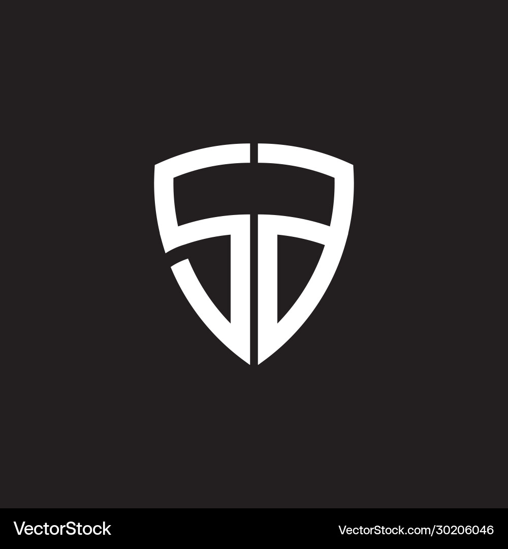 Sg letter initial icon logo design template Vector Image