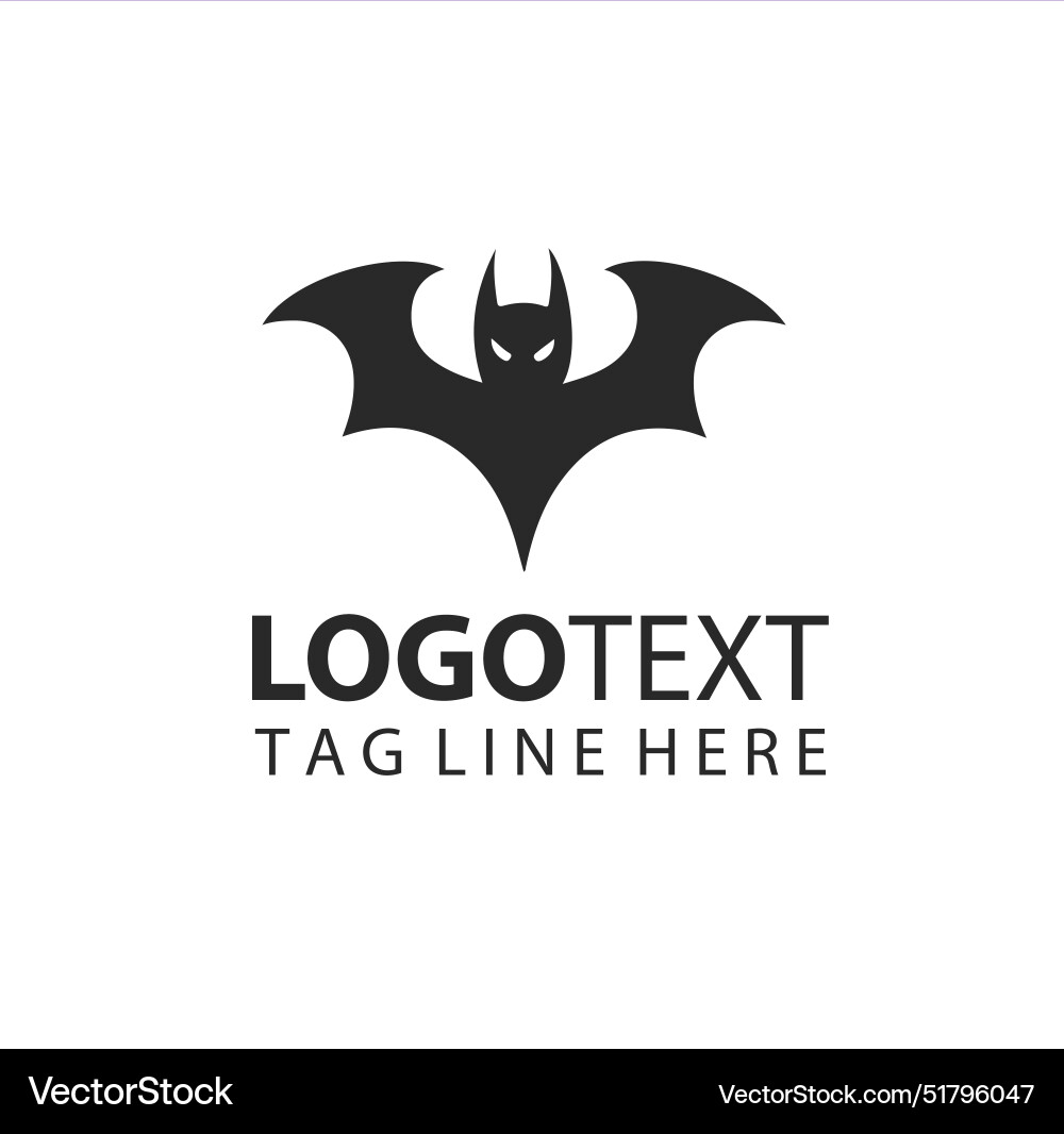 Bat logo Royalty Free Vector Image - VectorStock
