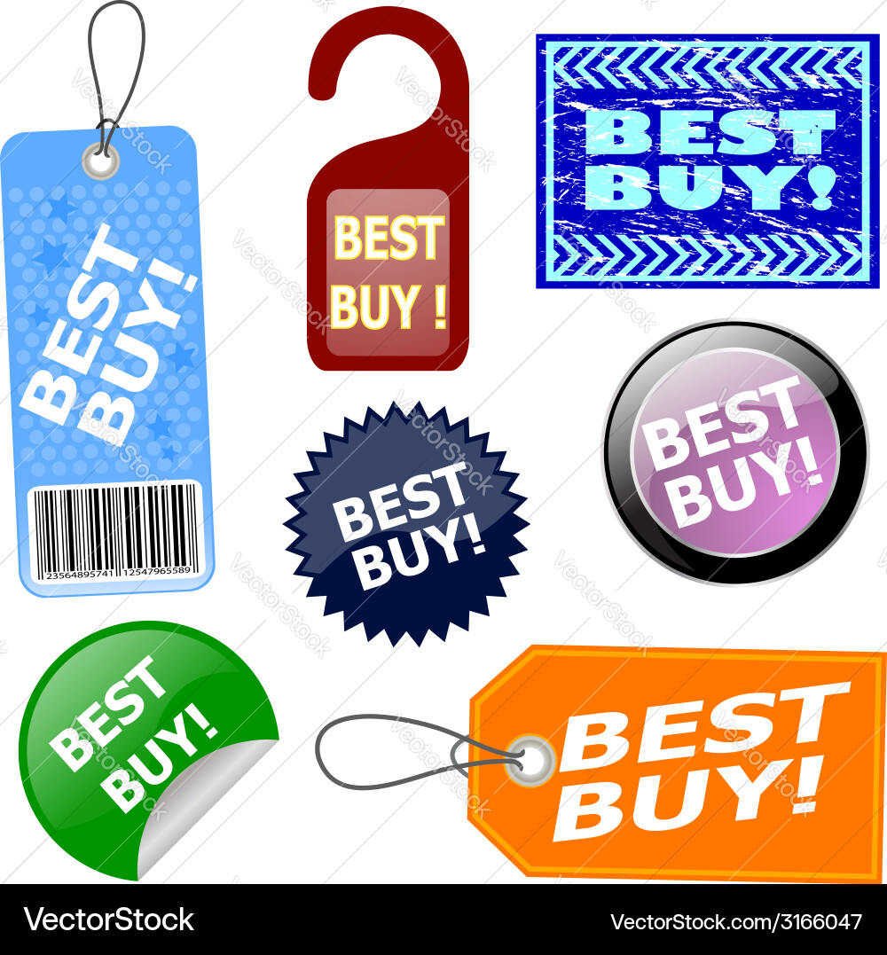 Best buy Royalty Free Vector Image - VectorStock