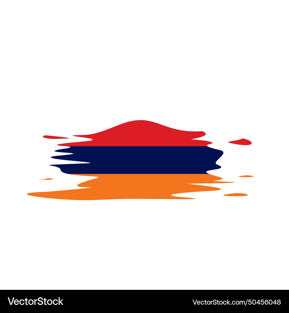 Armenia state flag logo Royalty Free Vector Image