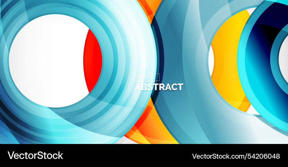 Circles round elements ring shapes premium Vector Image