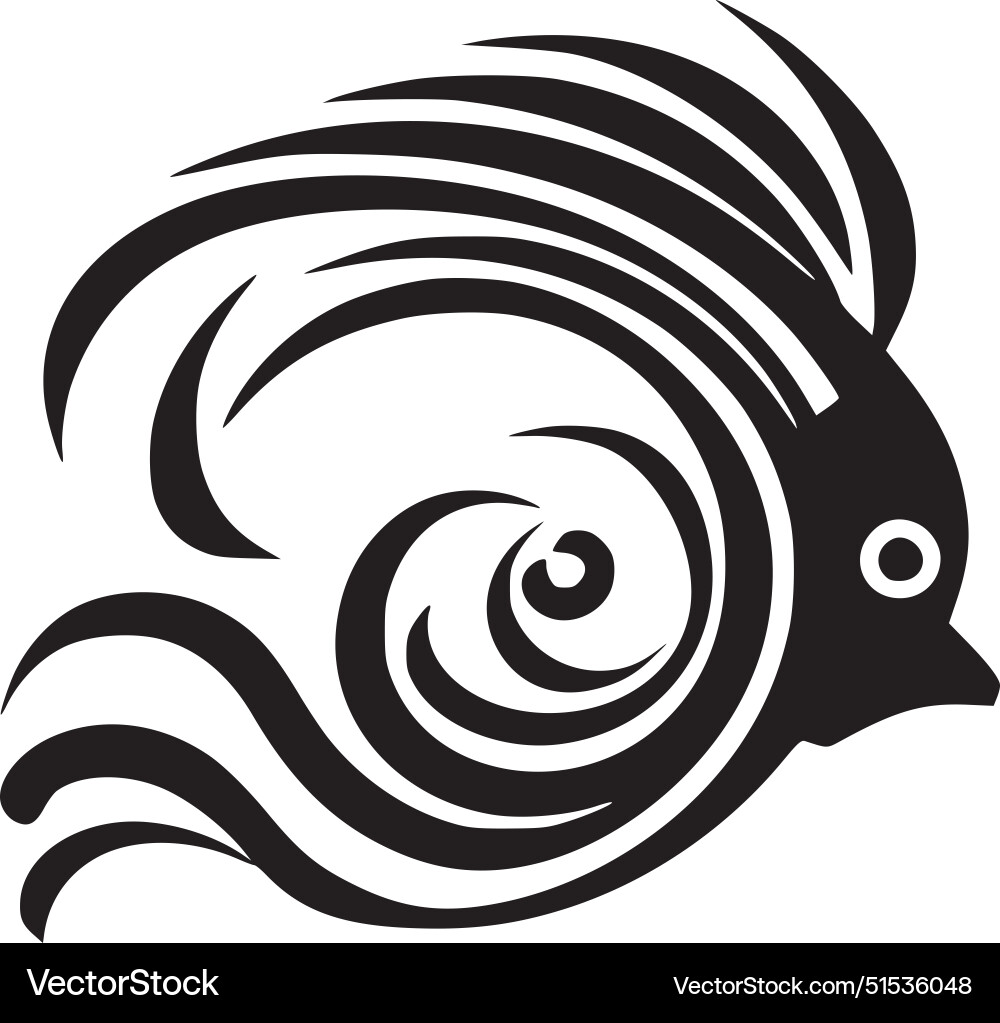 Fish - high quality logo - ideal for t-shirt Vector Image