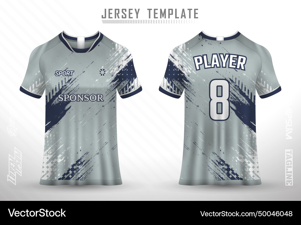 Front back t shirt design Royalty Free Vector Image