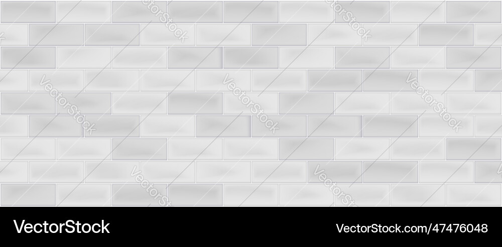 Gray ceramic mosaic wall tiles Royalty Free Vector Image