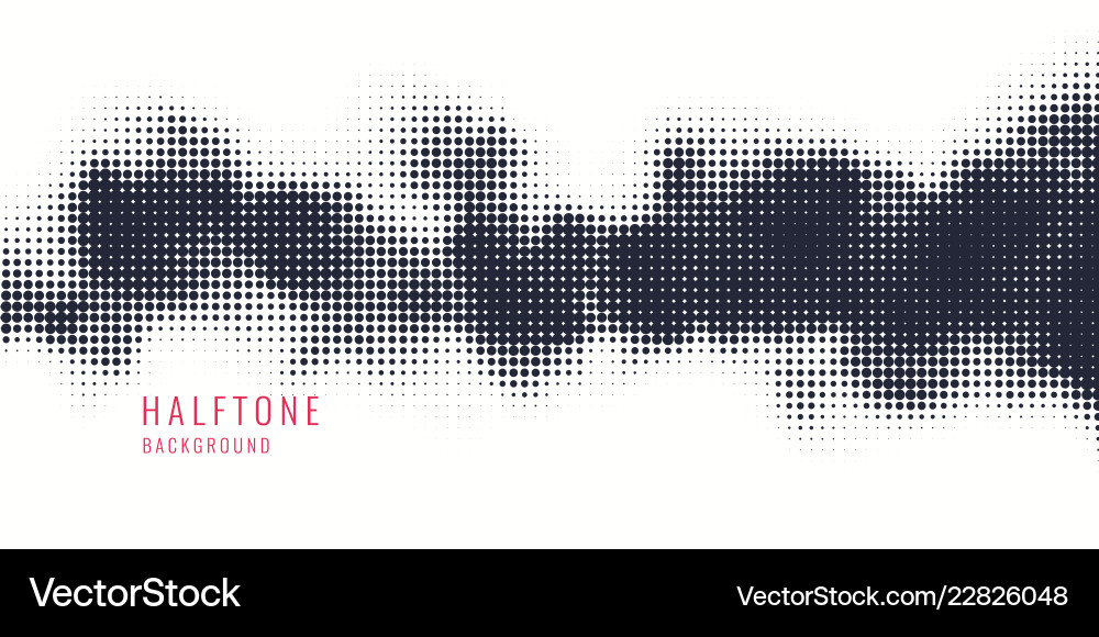 Halftone Dot Background Royalty Free Vector Image