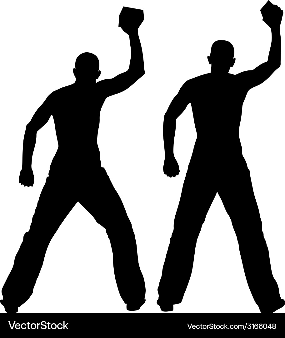 Man throwing Royalty Free Vector Image - VectorStock