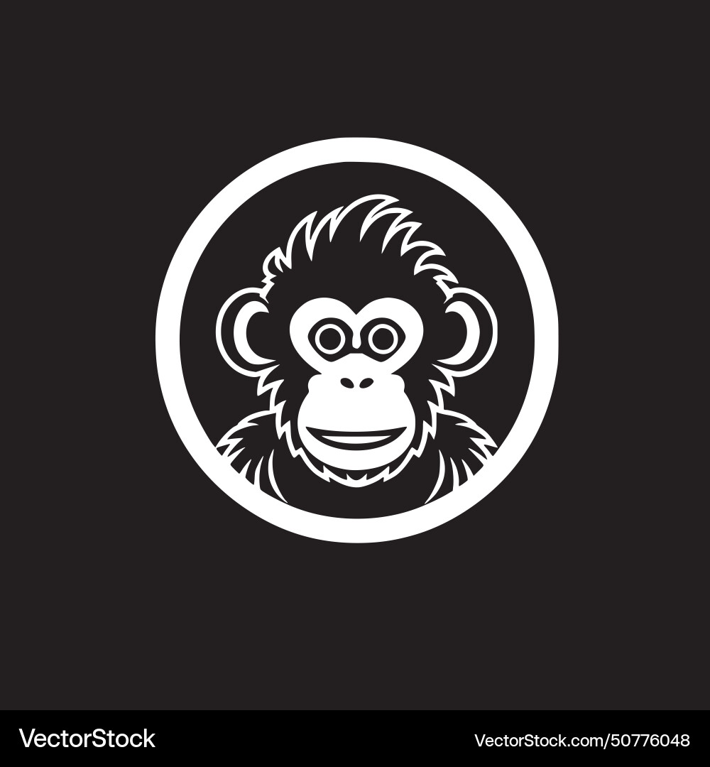 Monkey - high quality logo ideal for t-shirt Vector Image