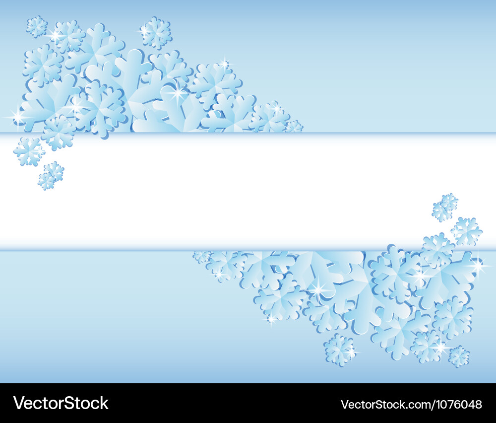 Winter background Royalty Free Vector Image - VectorStock