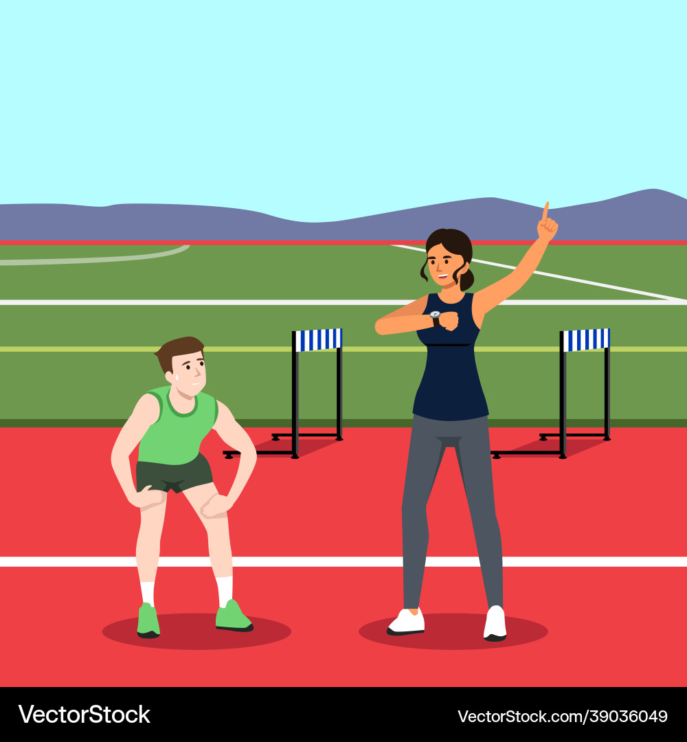 Runner athlete running sprint track sport competit