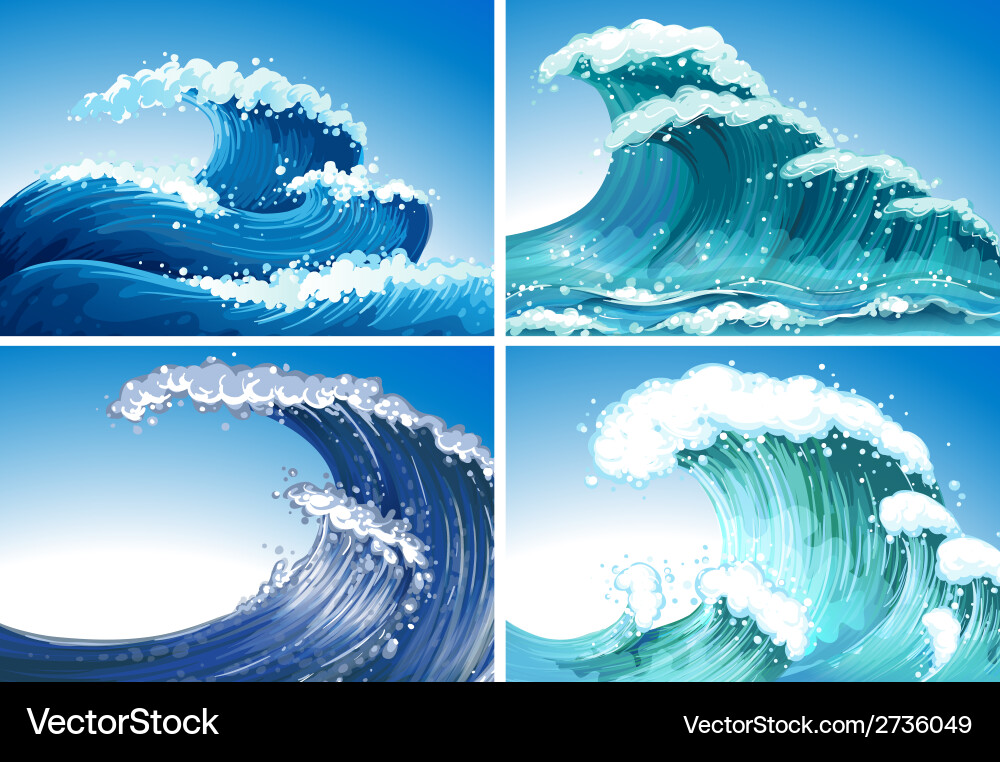 Waves Royalty Free Vector Image - VectorStock