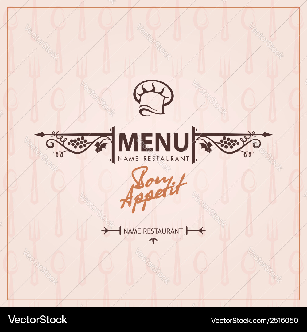 Chef's Menu - Food & Restaurant Royalty Free Vector
