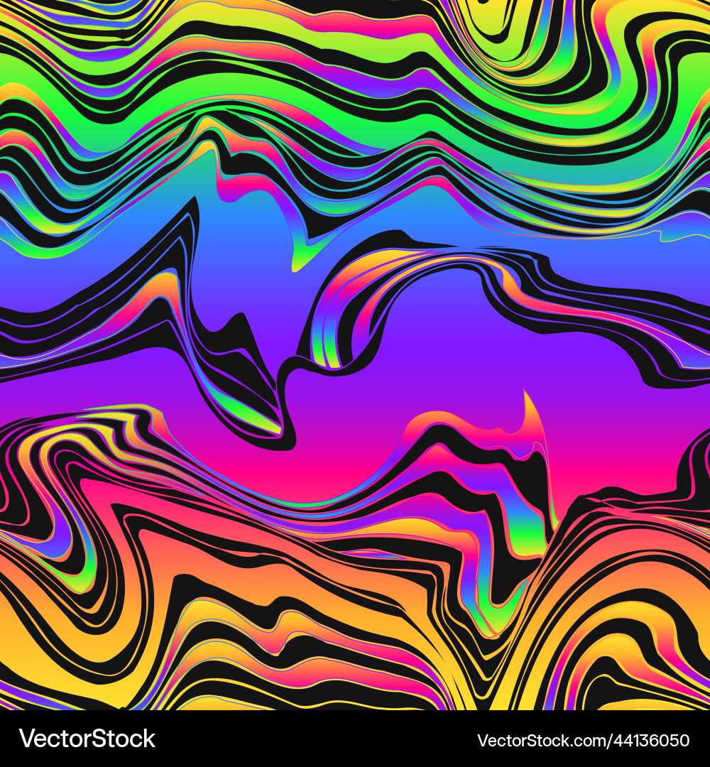 Chromatic Warp Pattern Royalty Free Vector Image