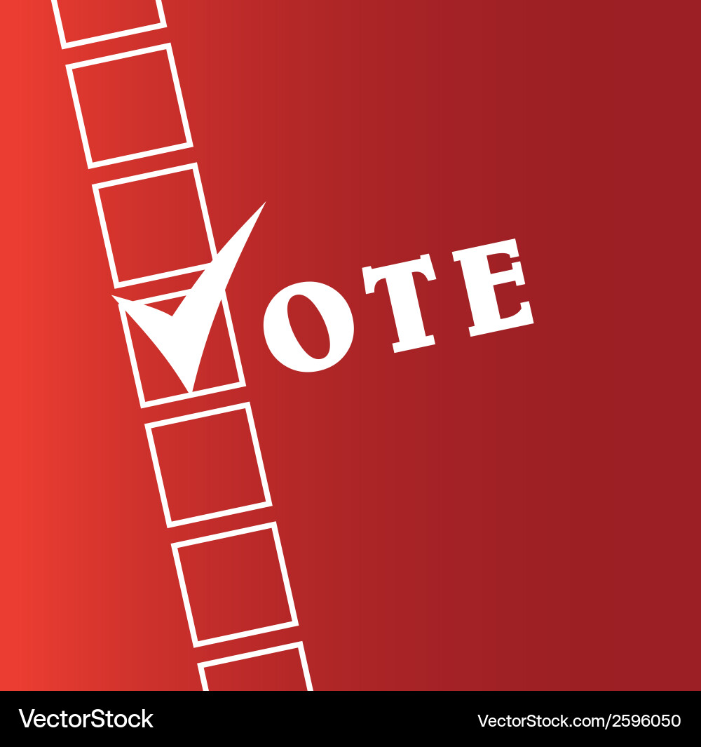 Voting symbols Royalty Free Vector Image - VectorStock