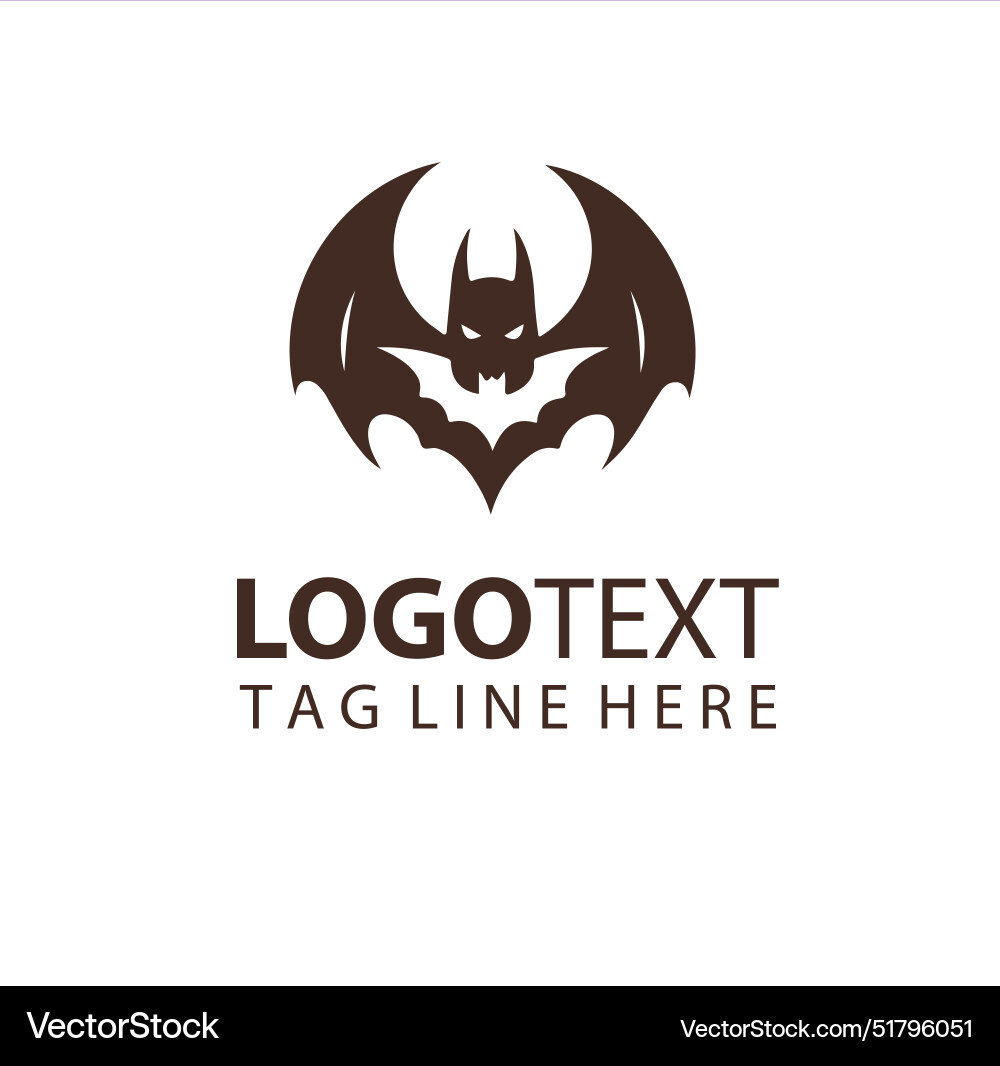 Bat logo Royalty Free Vector Image - VectorStock