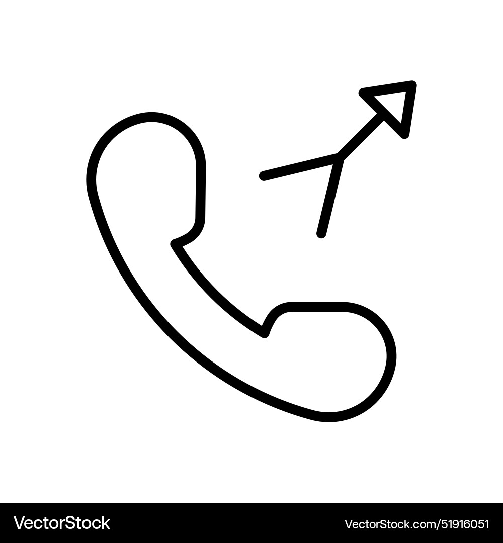 Merge call icon set telecommunication Royalty Free Vector