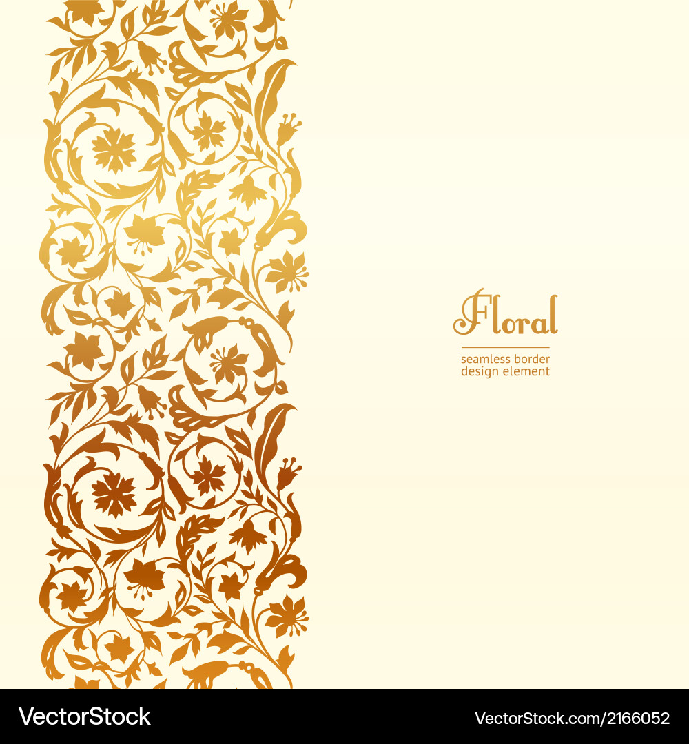 Floral and decorative background Royalty Free Vector Image