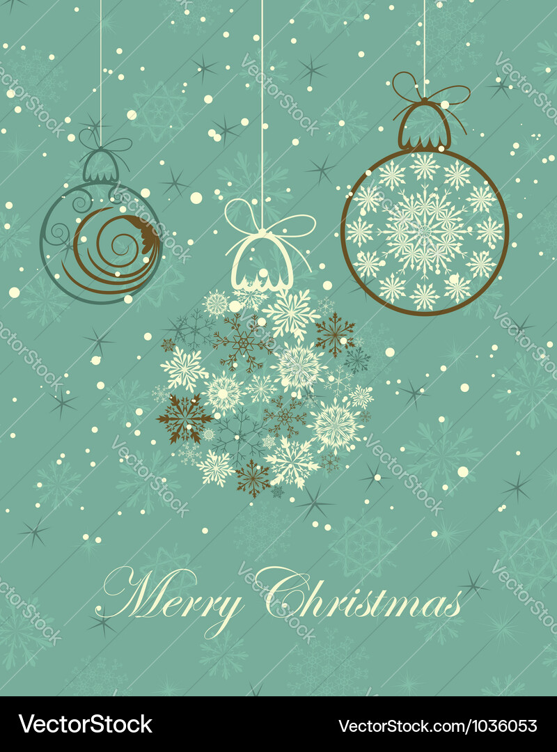 Beautiful year card Royalty Free Vector Image - VectorStock