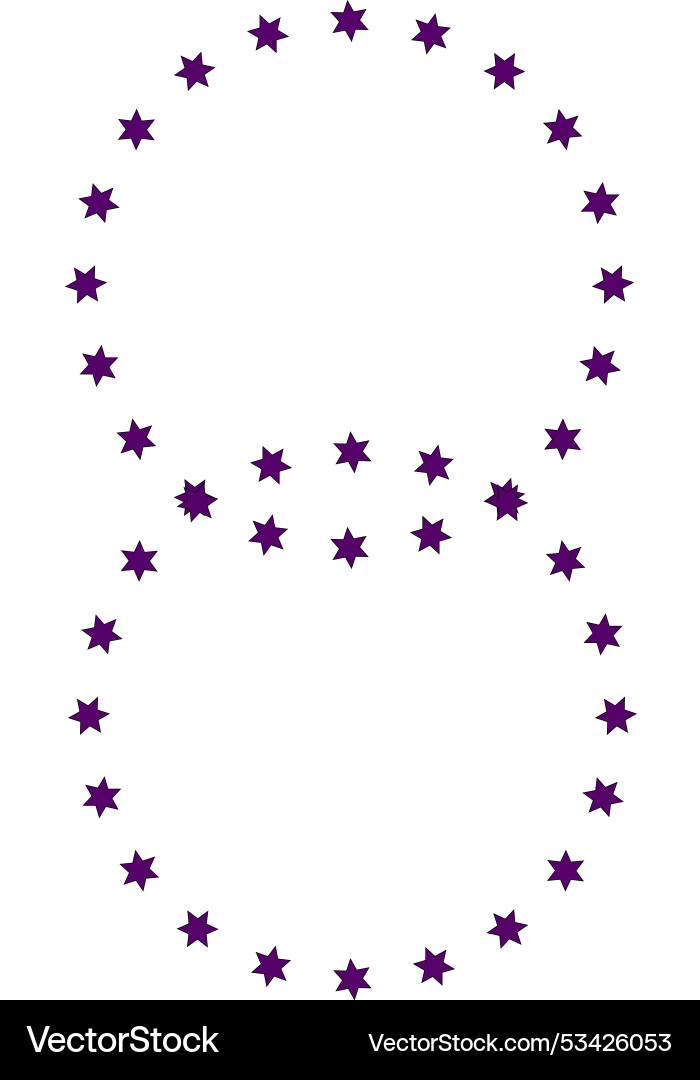 Color star ring Royalty Free Vector Image - VectorStock