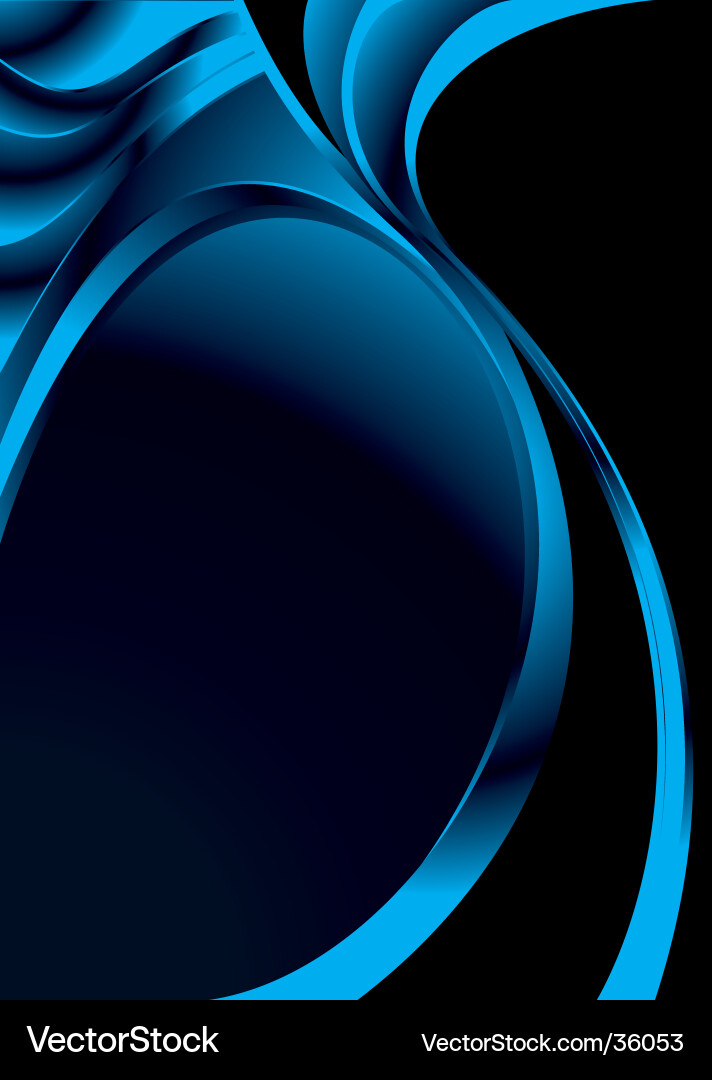 Cyan glow corner Royalty Free Vector Image - VectorStock