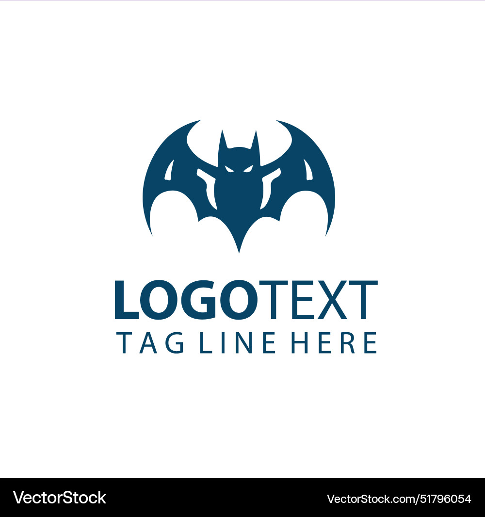 Bat logo Royalty Free Vector Image - VectorStock