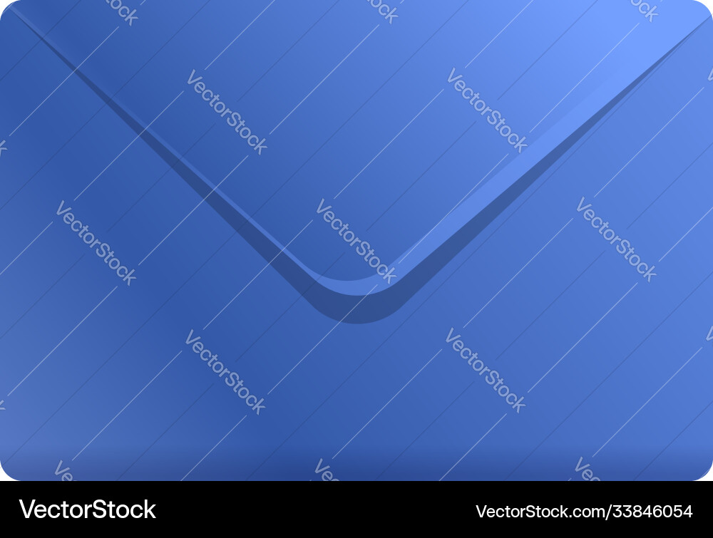 Blue envelope icon cartoon style Royalty Free Vector Image